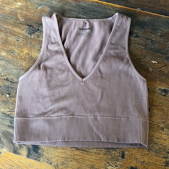 Garage | Tops | Small Purple Garage Brand Cropped Tank Top | Poshmark